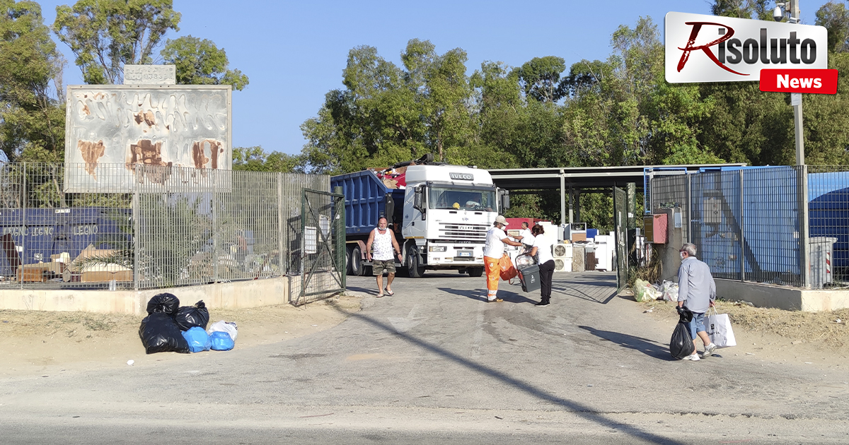 Sciacca, dopo le telecamere per colpire l'abbandono dei rifiuti si amplia l'isola ecologica ...