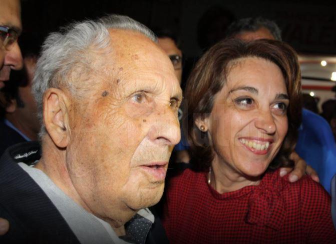 Francesca-Valenti-fa-festa-con-il-padre-Gaspare - Risoluto