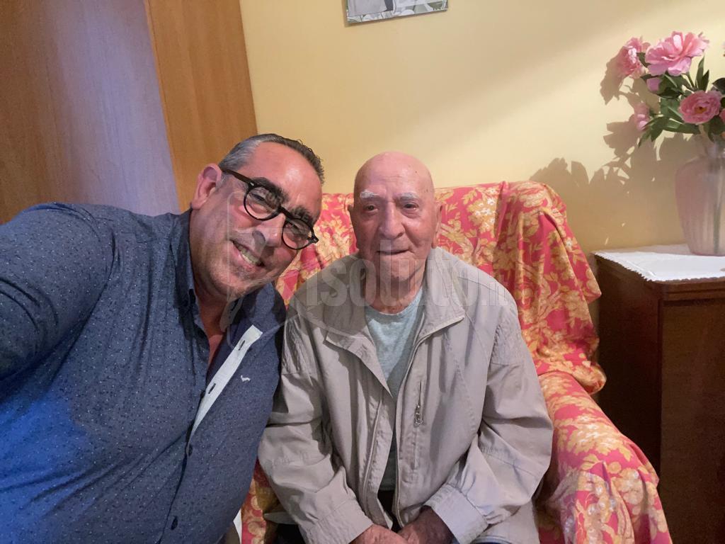 Dalla Francia a Ribera per le vacanze Giuseppe Neri che viaggia verso i 107 anni - Risoluto