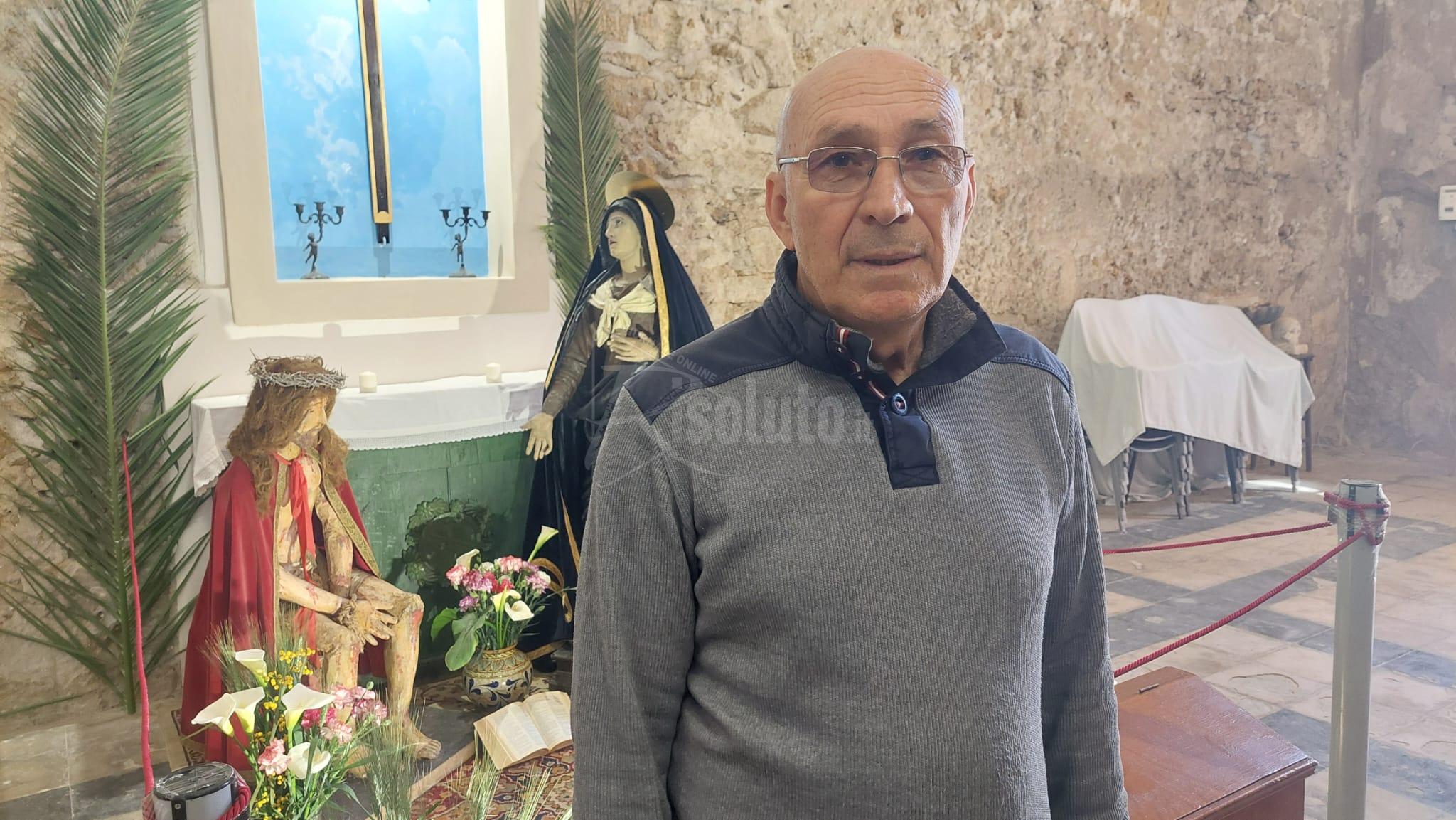 Giovedi' Santo a Sciacca, altare anche alla chiesetta del Carminello ...