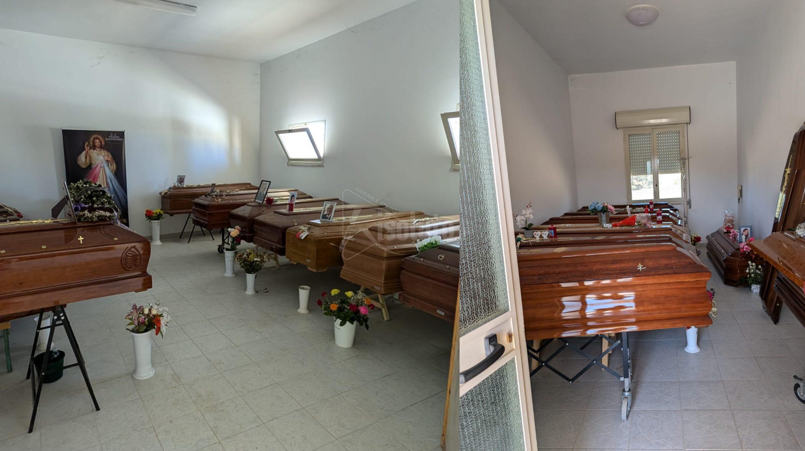 Cimitero di Sciacca nel degrado, Brucculeri e Blò: “La situazione è grave” - Risoluto