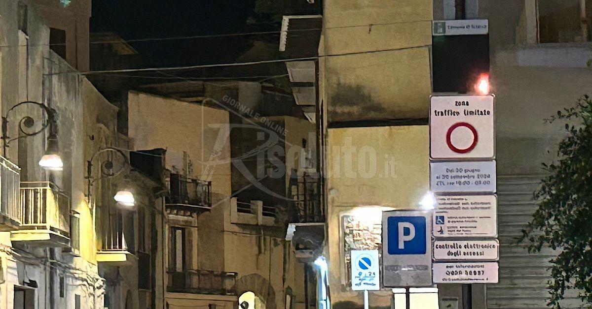 Danno alla scheda del varco Ztl di via Incisa a Sciacca, chiusura con ...