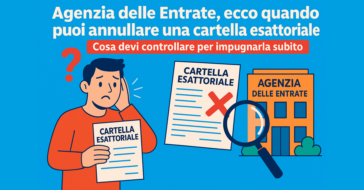 Cartella esattoriale Agenzia delle Entrate- quando e come puoi annullarla - Risoluto