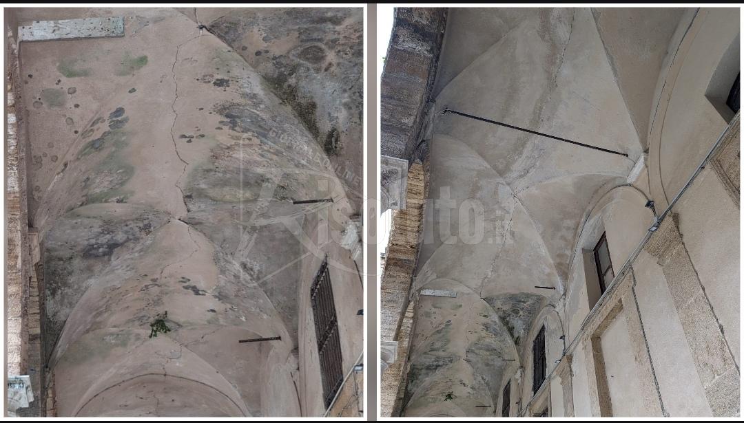 Palazzo municipale Sciacca: Rischi per la sicurezza - Risoluto