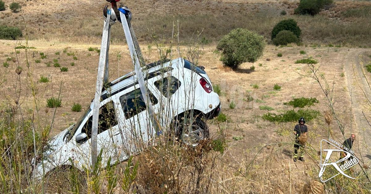 Incidente stradale a Sciacca: Auto fuori strada - Risoluto